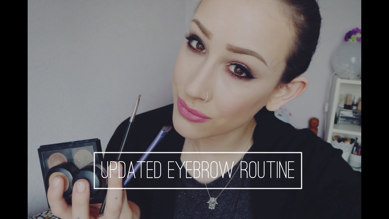 Updated Eyebrow Routine | Hannah Lydia - YouTube