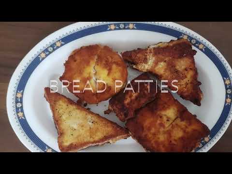 Bread Patties Recipe | Snacks | Bread chicken patties - YouTube
