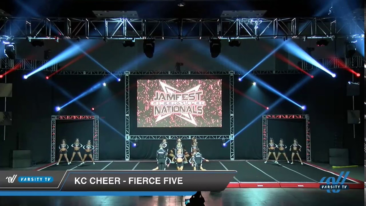 KC Cheer - FIERCE 5 - Jamfest Super Nationals 2021 - Day 1 - YouTube
