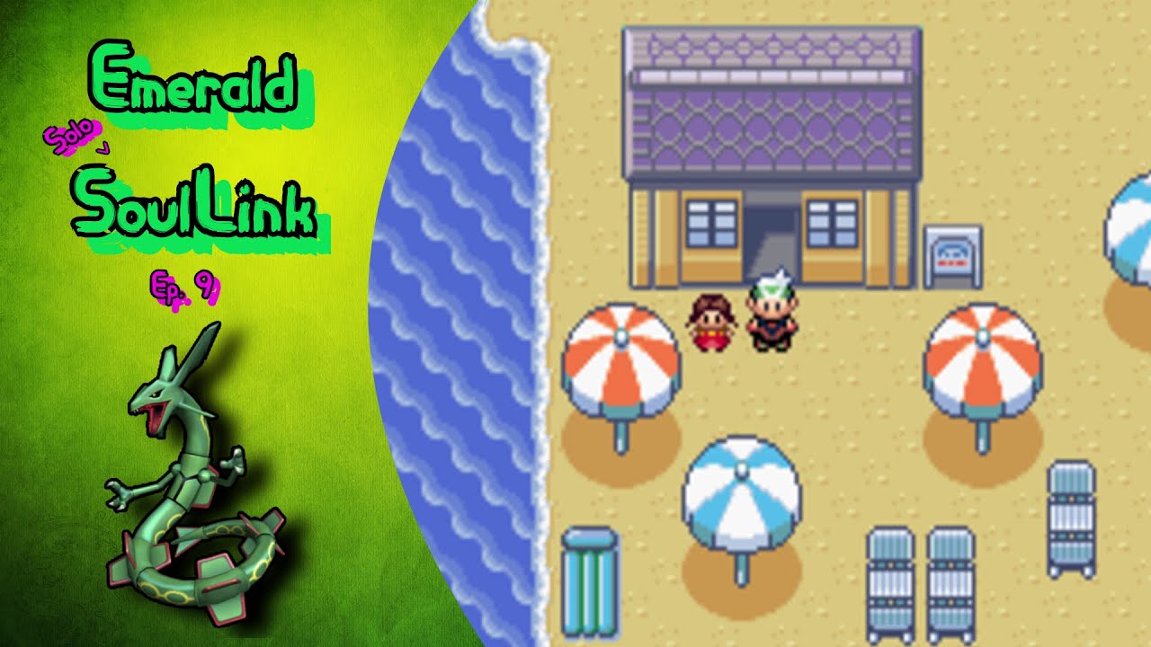 The Best Seashore House! Pokemon Emerald solo SoulLink Ep. 9 - YouTube