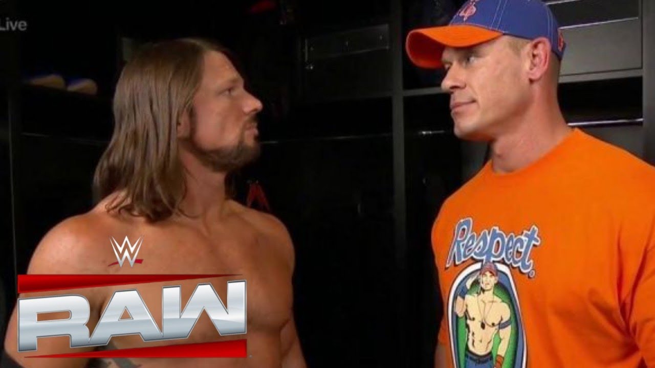 John Cena and AJ Styles Have an INTENSE CONFRONTATION Backstage Before ...