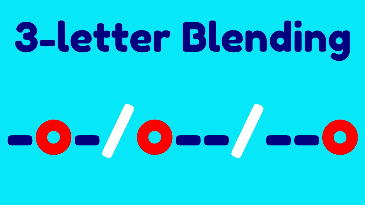 3-Letter Blending of the /o/ Phonic - YouTube