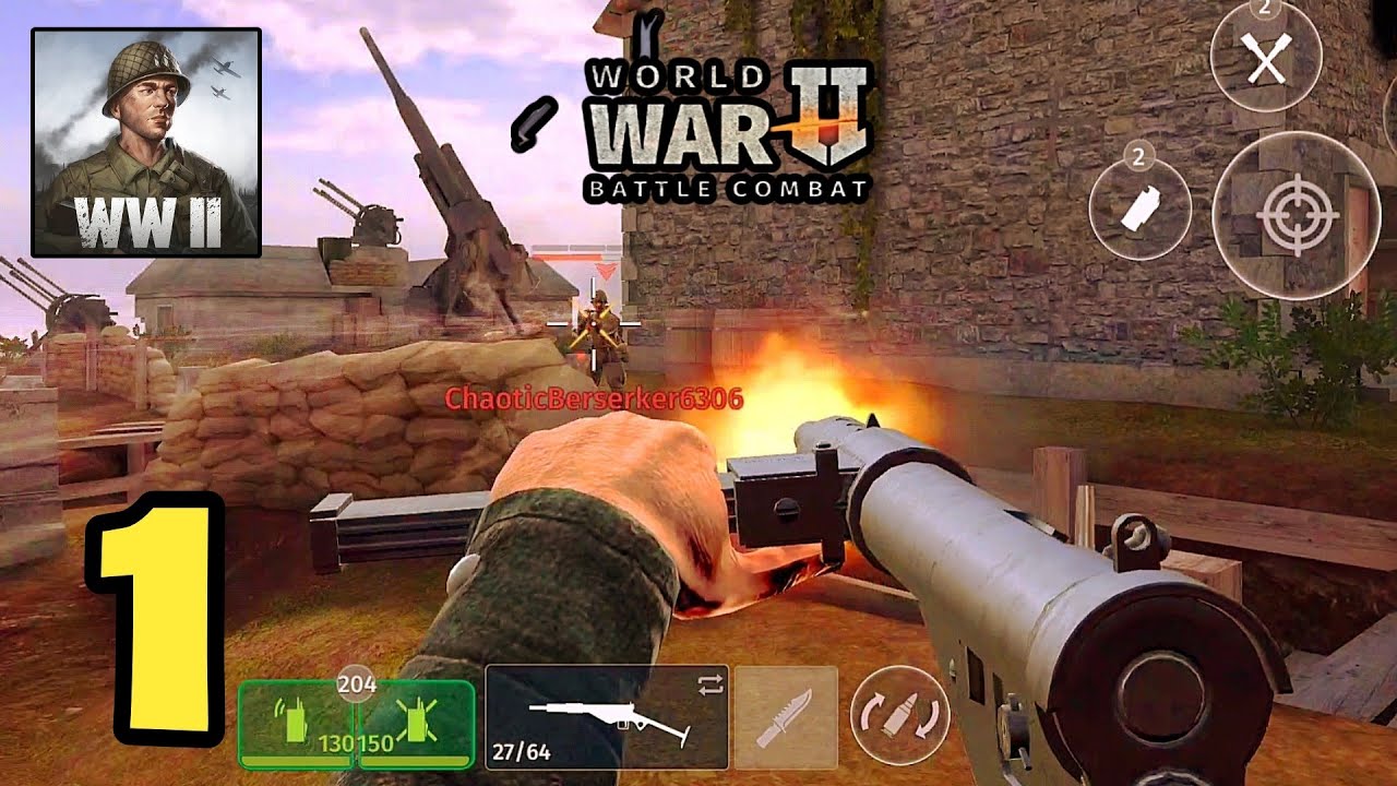 World War 2 : Battle Combat | Walkthrough Gameplay | Part-1 | (Android ...
