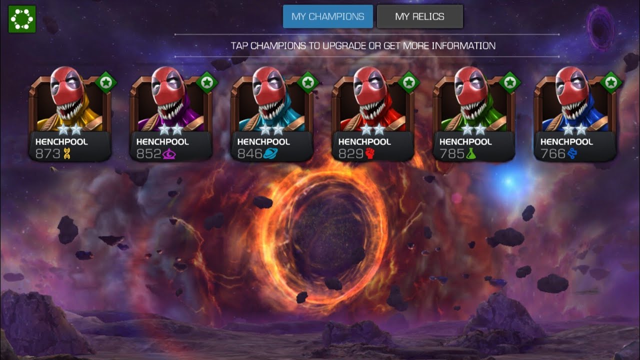 MCOC: Henchpools damage comparison - YouTube