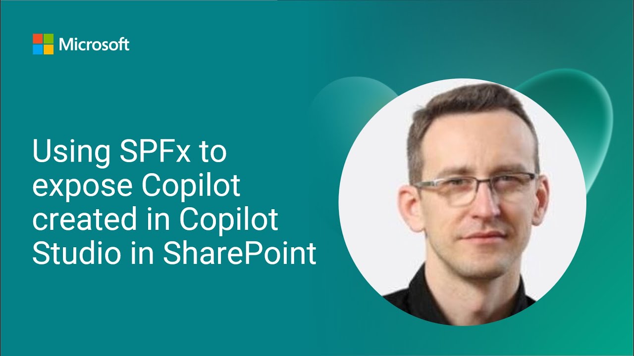 Using SPFx to expose Copilot created in Copilot Studio in SharePoint Online - YouTube