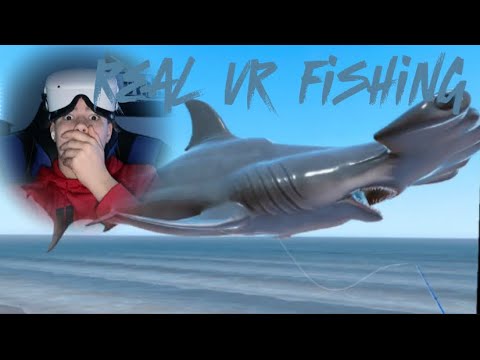 I played the MOST REALISTIC VR fishing simulator| Real VR fishing 🎣 ...