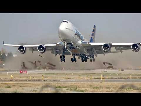747 Tears Up The Runway