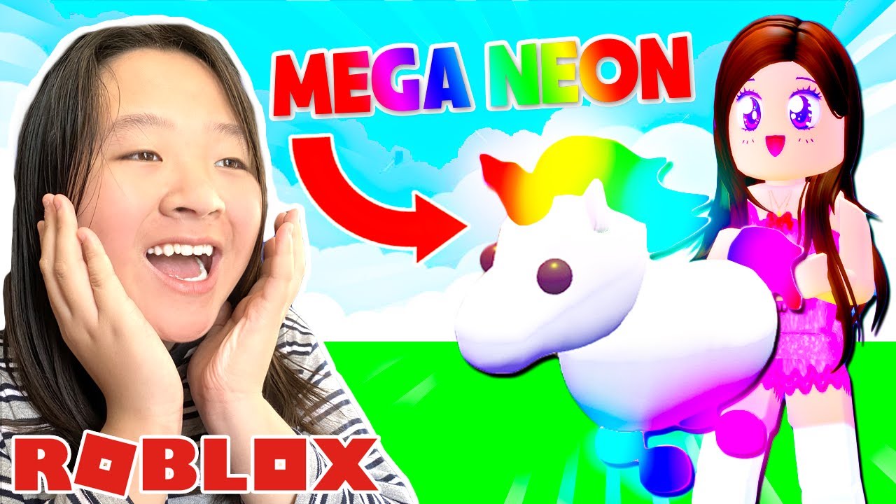 Making A MEGA NEON Unicorn In Adopt Me! | Roblox Adopt Me MEGA NEON ...