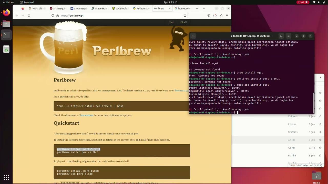 INSTALLATION of heasoft-6.32 and sas_21.0.0-Ubuntu22.04 (PART 1) - YouTube