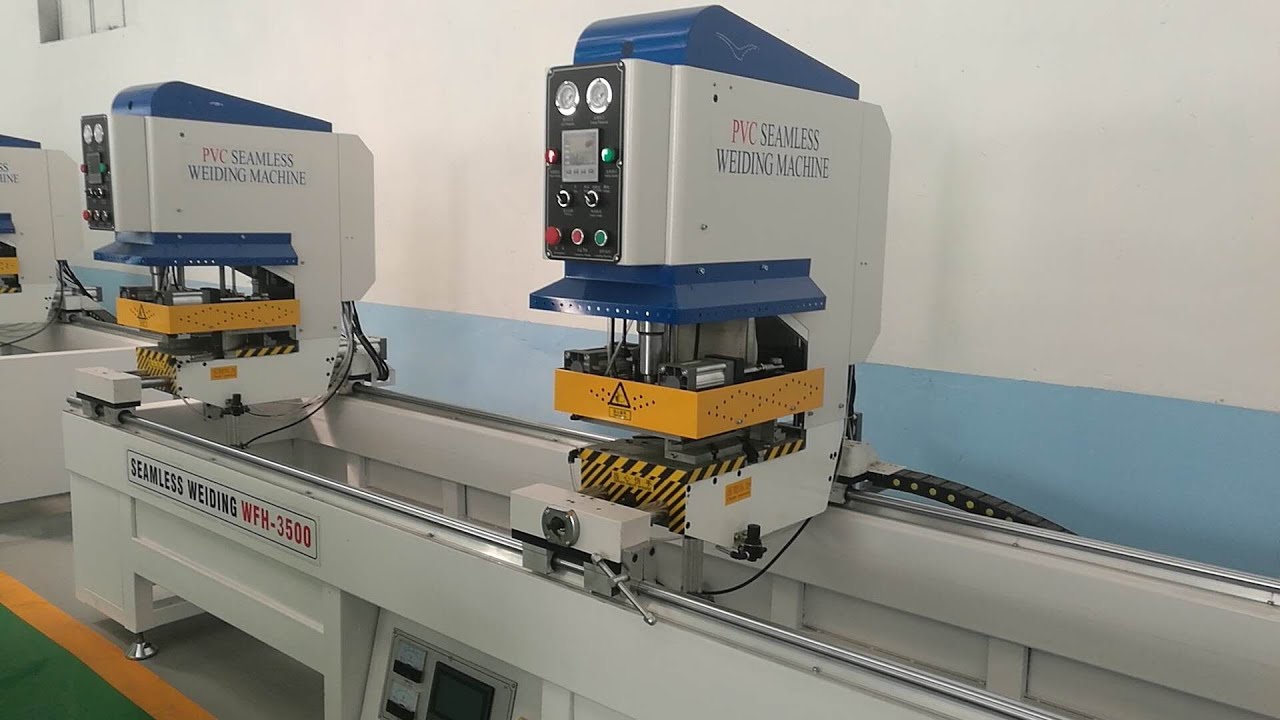seamless welding process ,upvc seamless double head welding machine welding machine for UPVC ...