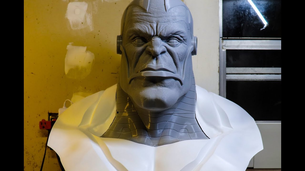 3D Printed Zbrush Marvel Bust: Part 2-The Torso - YouTube