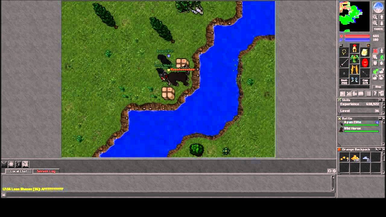 Tibia Cheap Mount - Domando Um Wild Horse, Muito Fácil [HD] - YouTube