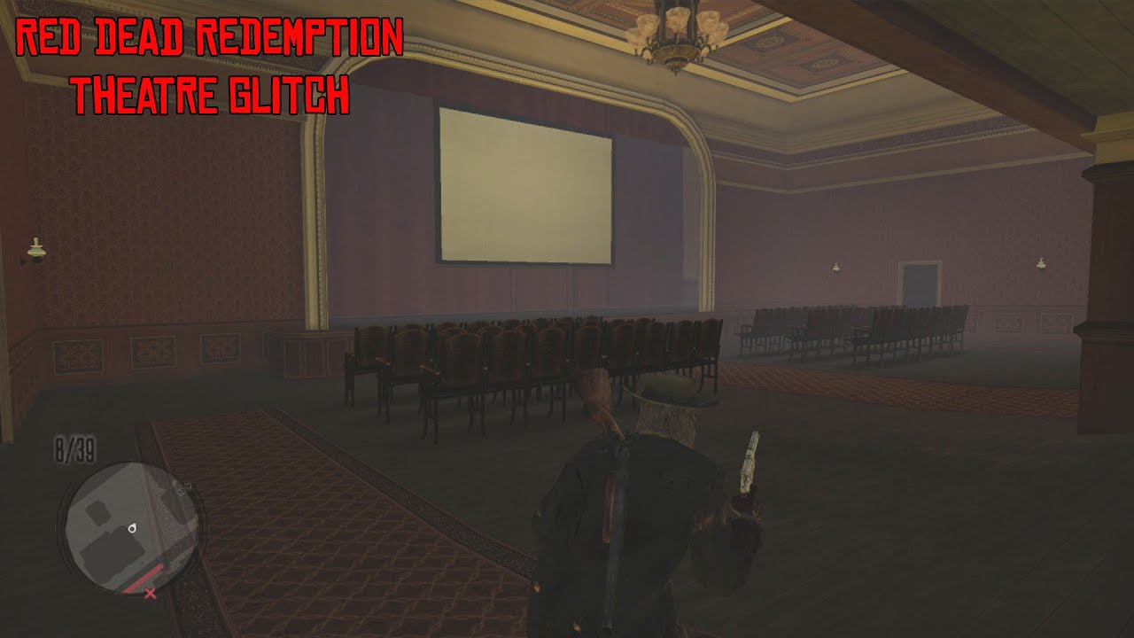 Red Dead Redemption Blackwater Movie Theatre Glitch - YouTube