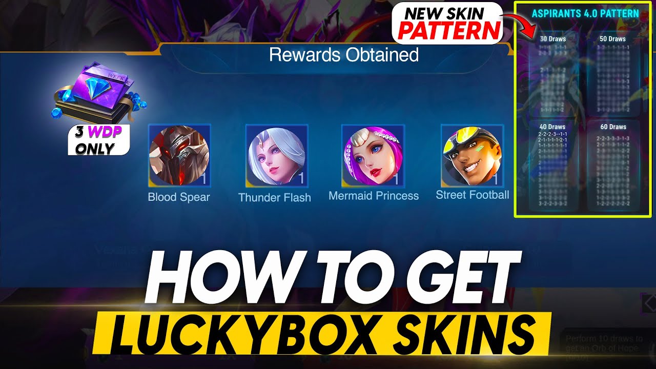 HOW I GOT 2 LUCKYBOX SKINS IN ASPIRANTS | PATTERN REVEALED - YouTube