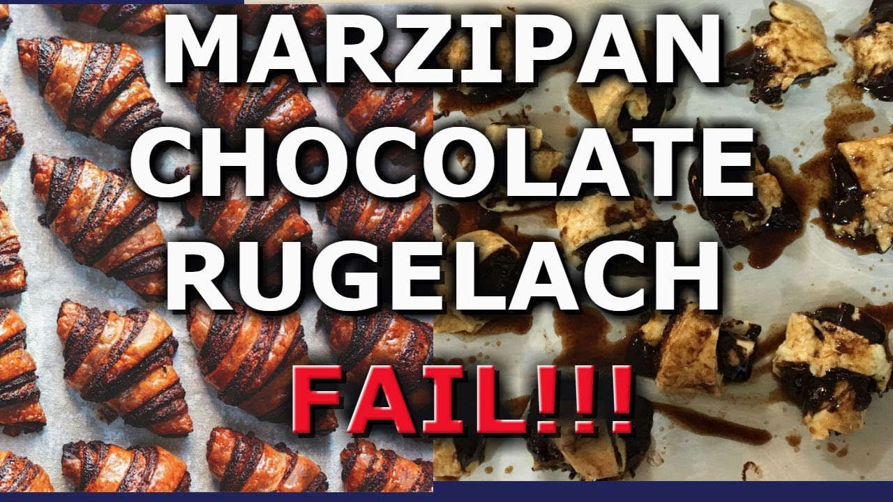MARZIPAN CHOCOLATE RUGELACH - YouTube