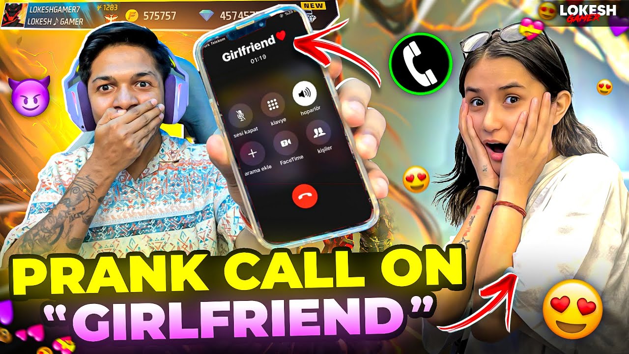Prank Call On My Girlfriend Asking 10k Diamonds & iPhone 14 Pro Max ...