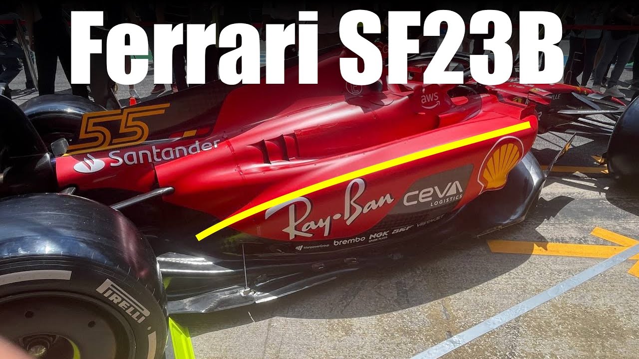 F1 2023 - Ferrari SF23B (Bodywork Update) - CLOSER LOOK - YouTube