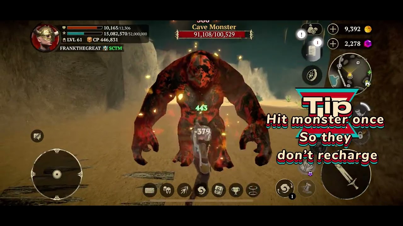 Evil lands CAVE MONSTER BOSS kill strategy - YouTube
