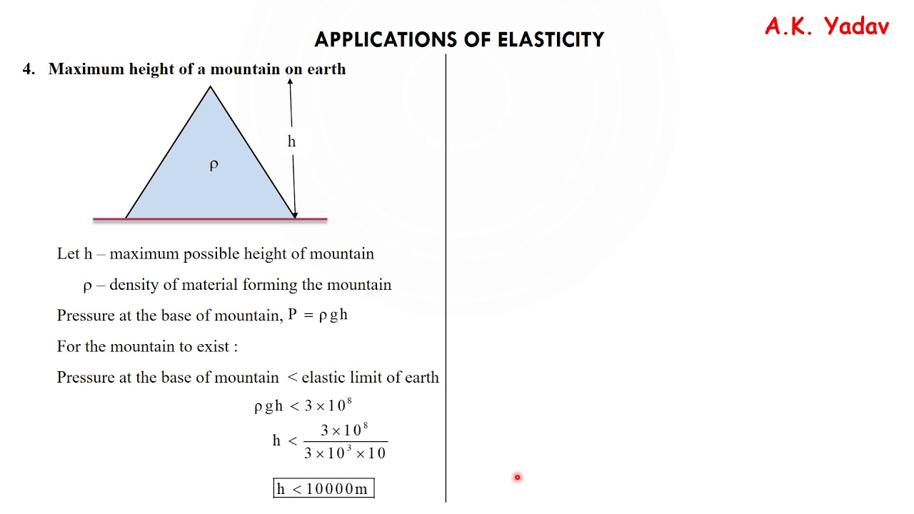 Applications of elasticity - YouTube