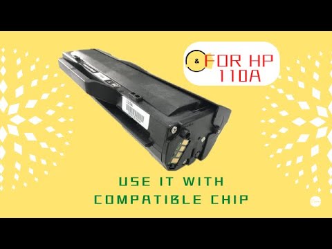Compatible HP 110A W110A Toner Cartridge Basic Information - YouTube