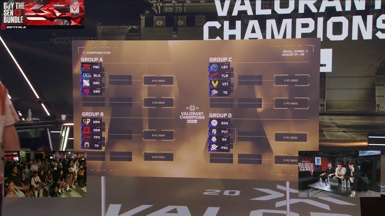 Valorant Champions Seoul 2024 Live Draw - YouTube