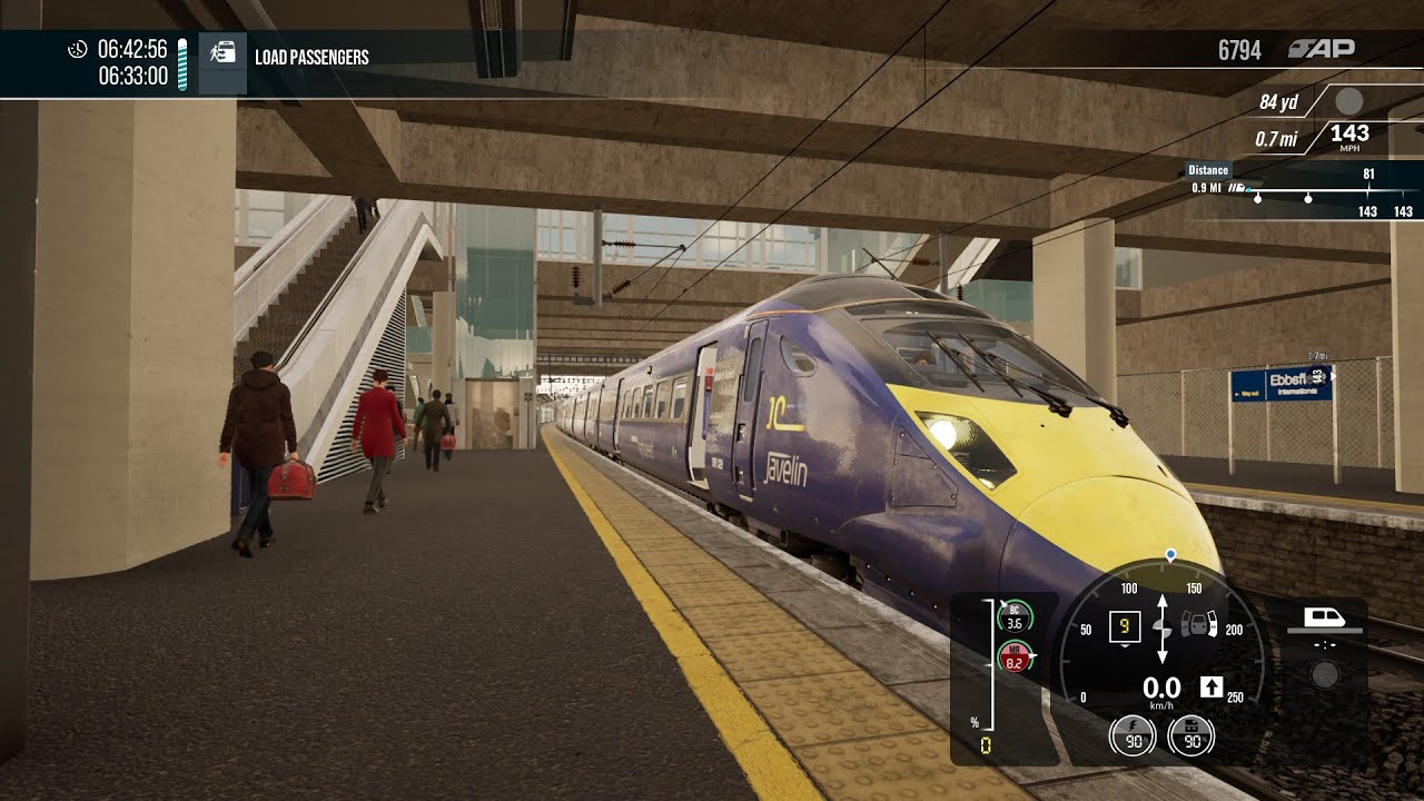 Driving a high speed train from Ashford to London on Train Sim World 5 ...