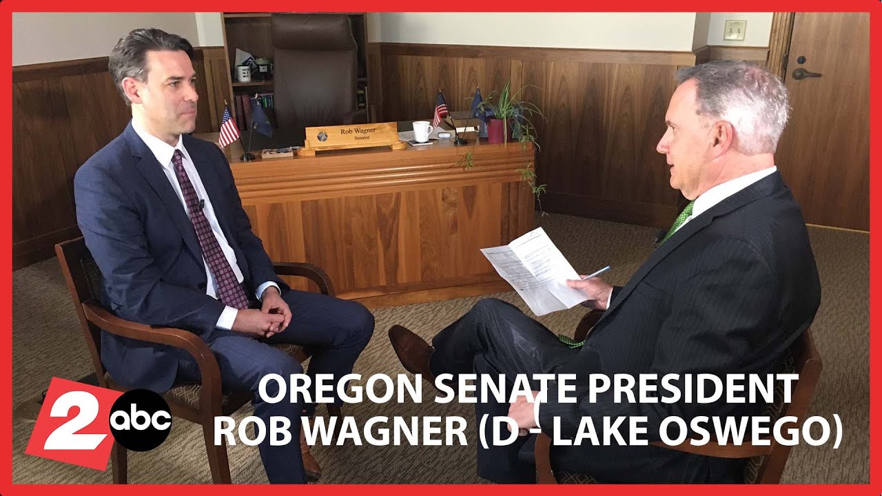 Oregon Senate President Rob Wagner talks with KATU amid Republican-led ...