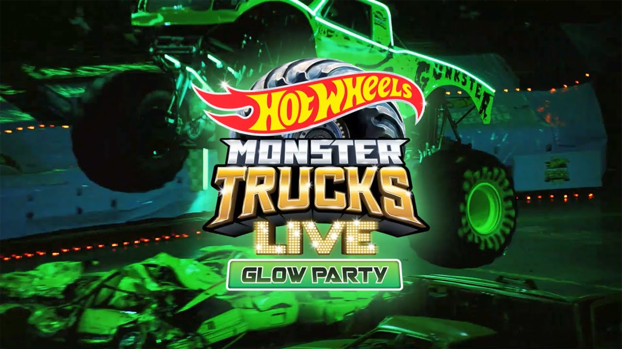Hot Wheels Monster Trucks Live Glow Party - May 4 & 5 at OHP - YouTube