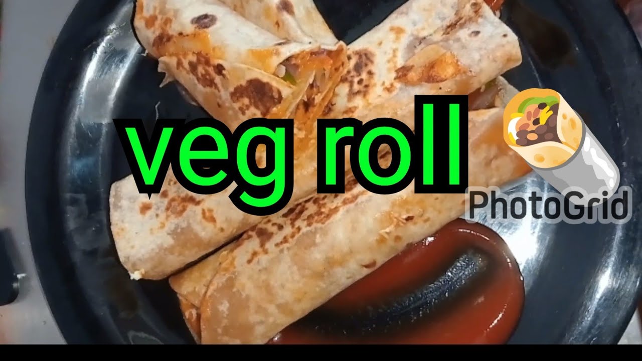 Simple and easy fast veg roll 🌯🌯🌯 - YouTube