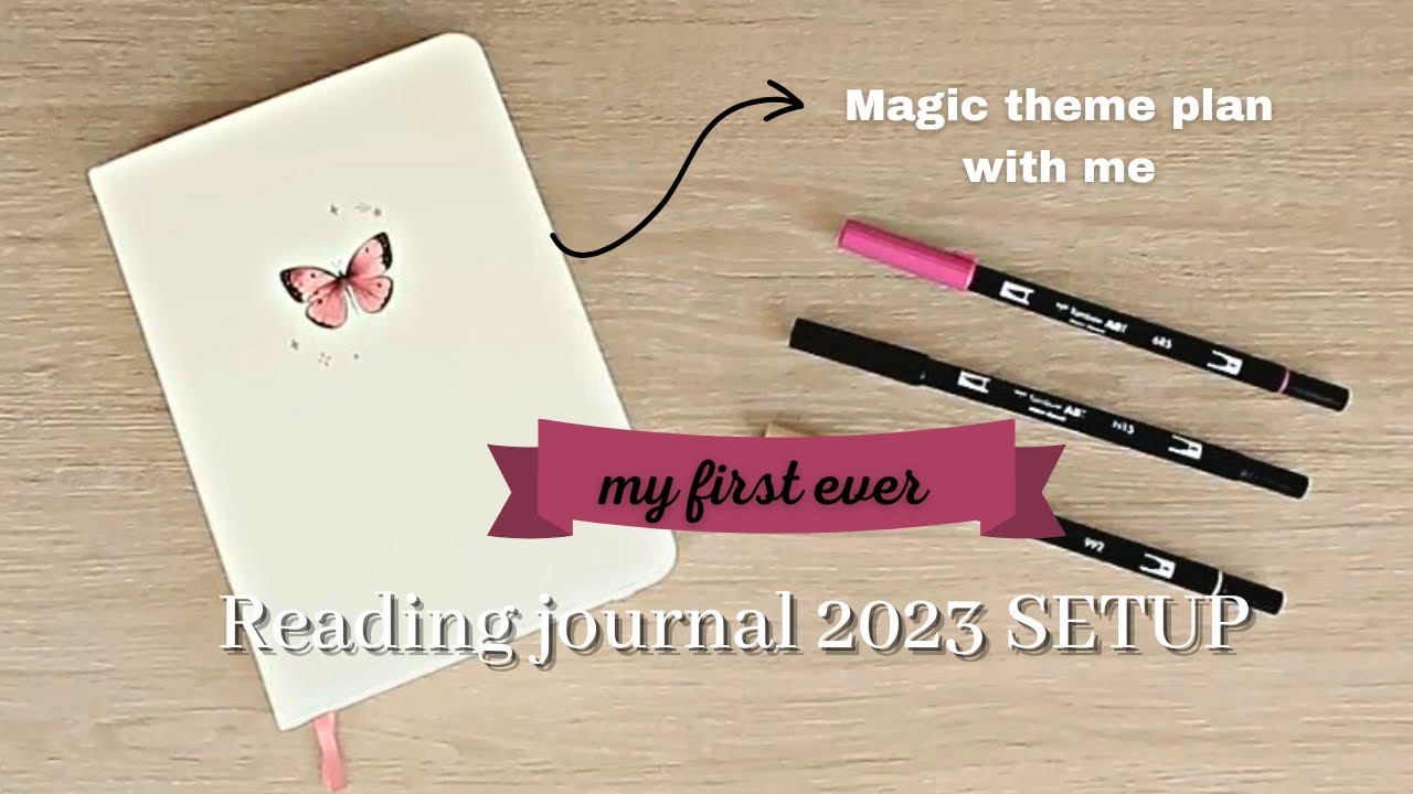 Setting up my first READING journal for 2023 | book journal 2023 plan ...