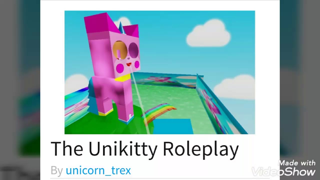 Playing Roblox-Unikitty Ropelay | Yummie Kitty - YouTube