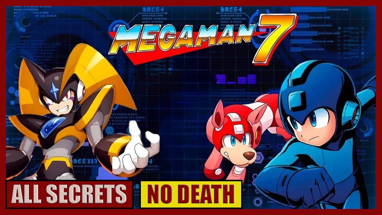 Mega Man 7 100% - Full Game Walkthrough ALL SECRETS (Super Nintendo ...
