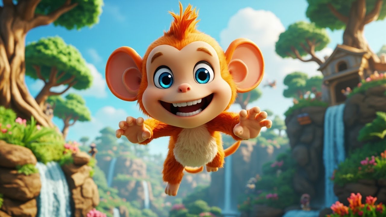 🎵 Du Du’s Happy Song 🎵 | Du Du Monkey Dance | Fun Kids Song & Dance ...