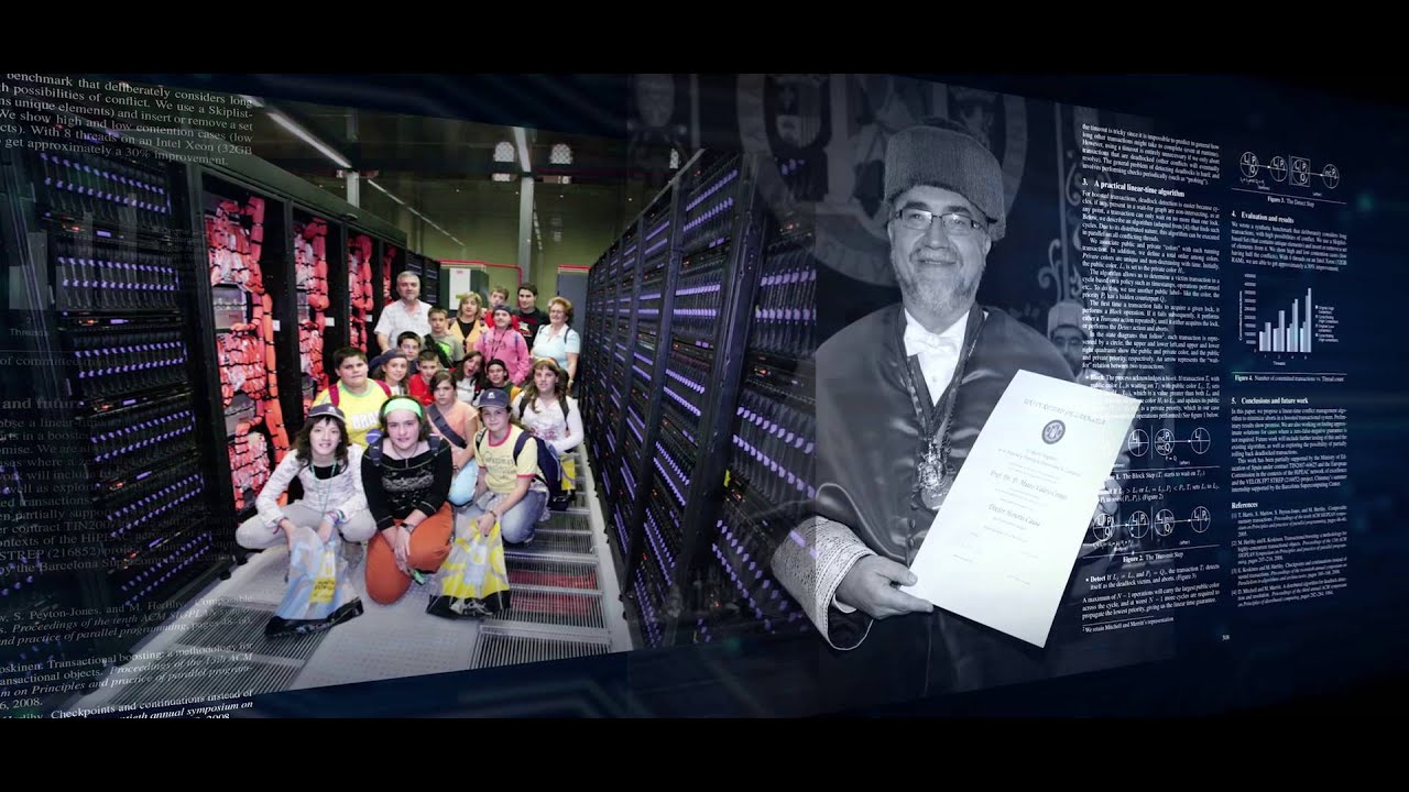 Mateo Valero receives 2015 IEEE Computer Society Seymour Cray Computer Engineering Award - YouTube
