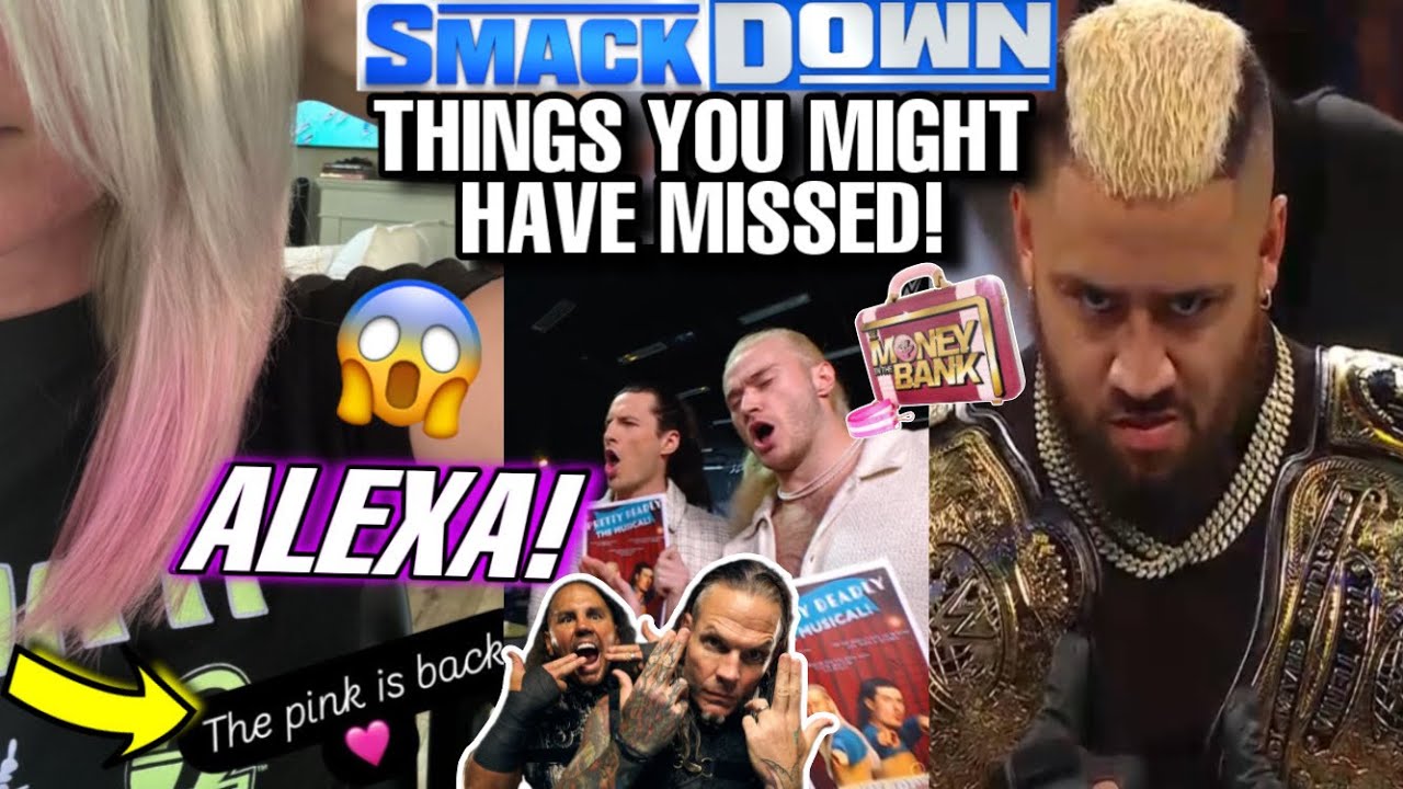 ALEXA BLISS TEASE! BLOODLINE WIN TAG TITLES! HARDY BOYS MEET WITH WWE ...