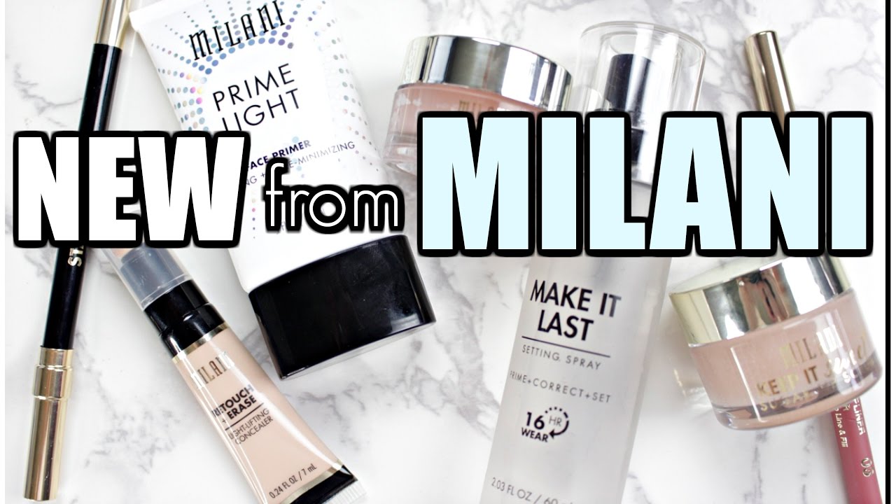 New from MILANI Haul, Review, Demos | 2017 - YouTube