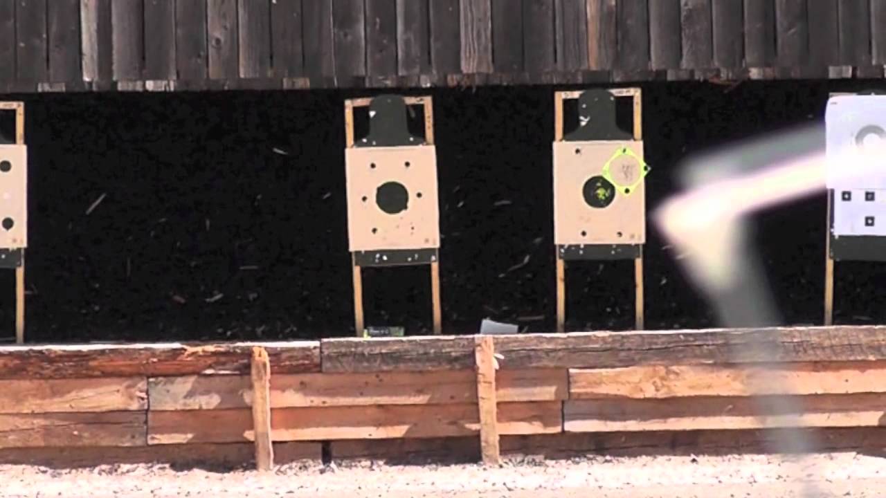 Thompson M1 A1 at 100 meters - YouTube