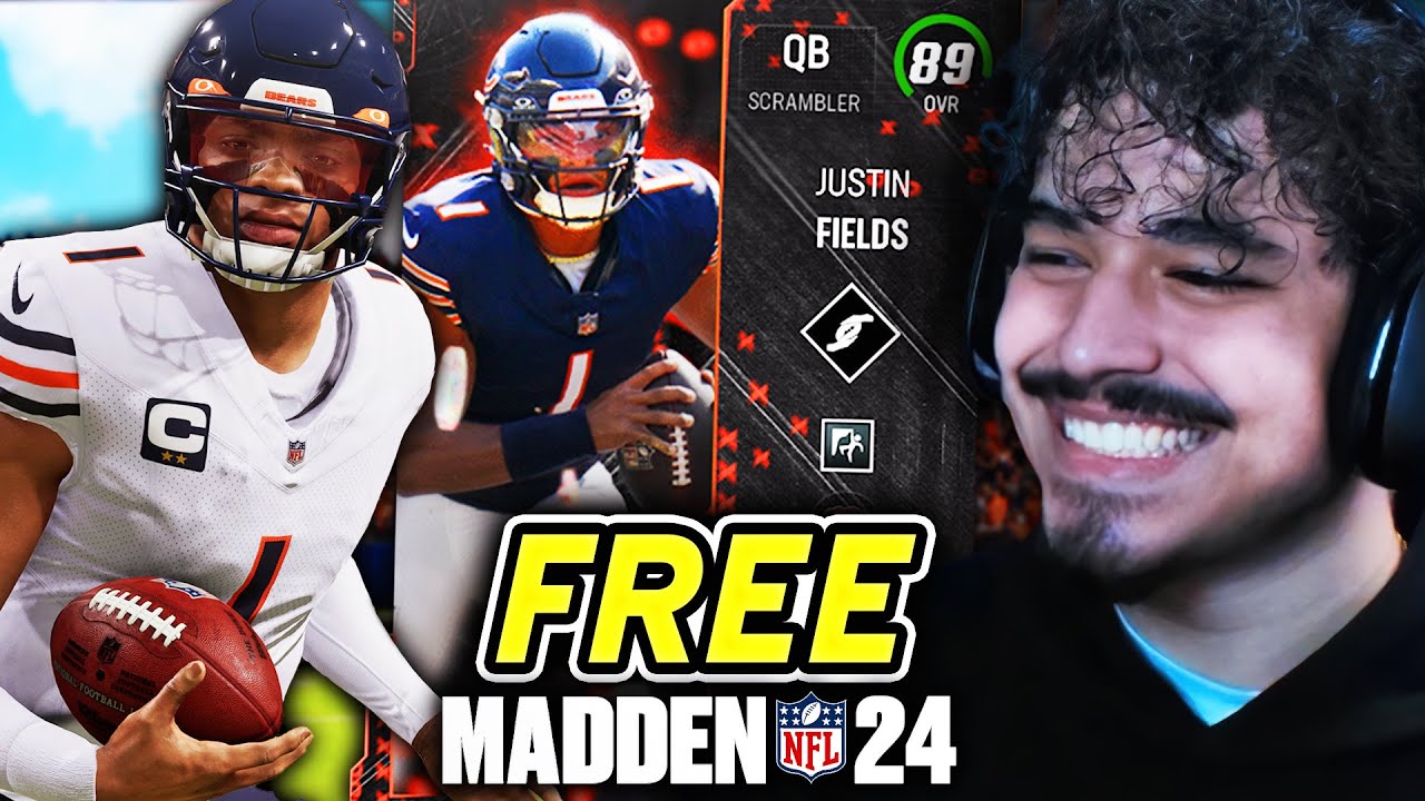 Is FREE Justin Fields The BEST Dual Threat QB in Madden 24 Ultimate ...