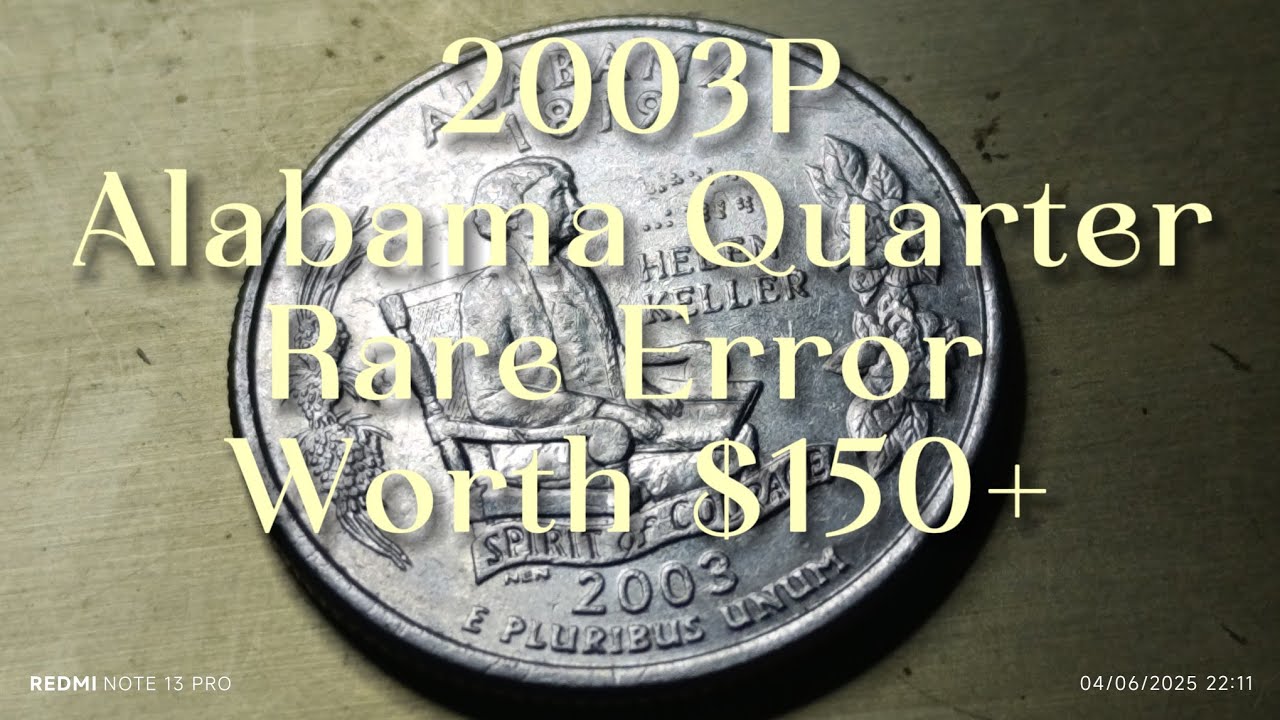 2003P Alabama Quarter – Rare Error Worth $150+? Check Yours ...
