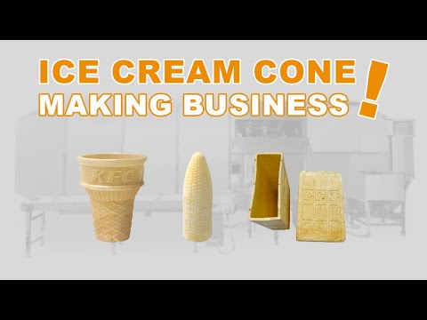 Fully Automatic Ice Cream Wafer Cone Production Line|Monaka Wafer Shell ...
