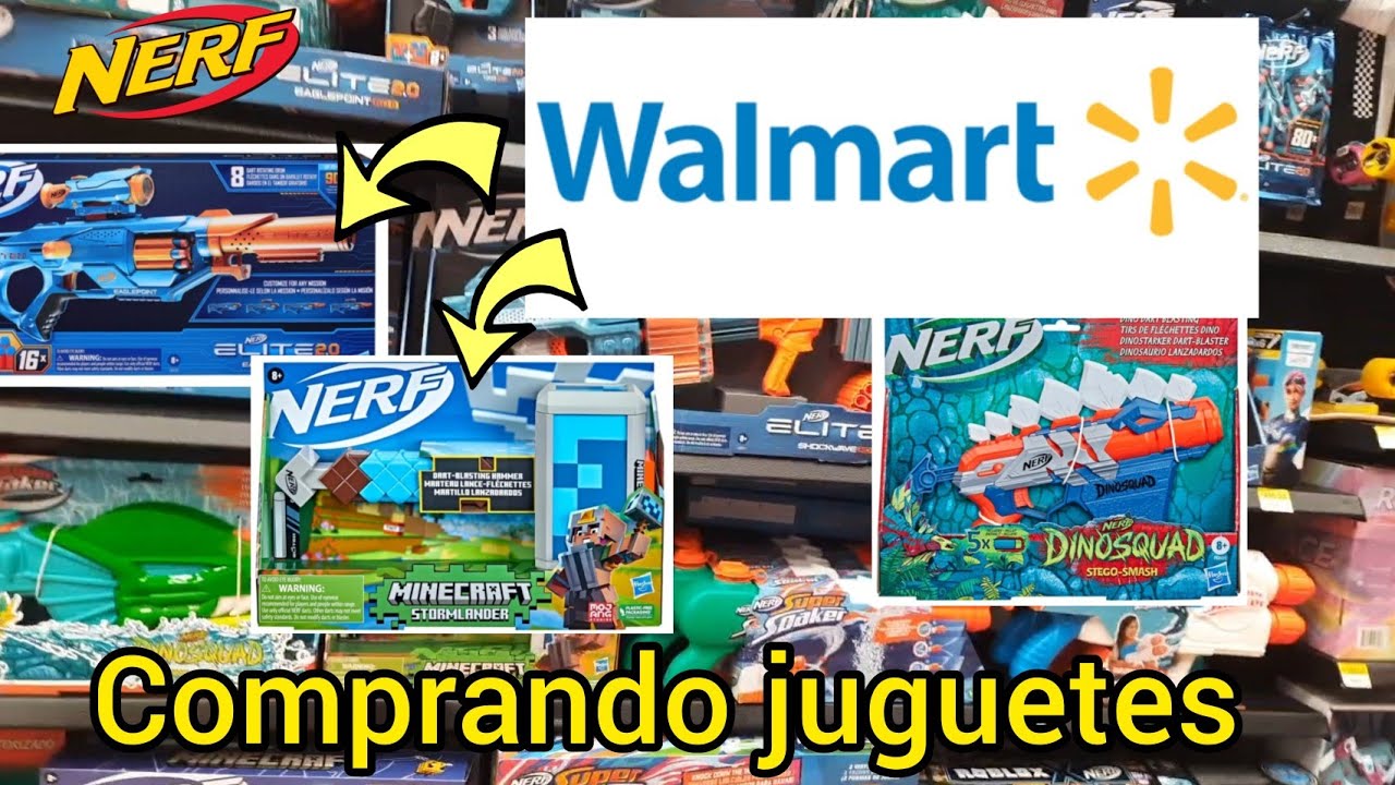 COMPRE una NERF de MINCRAFT y ELITE || comprando nerf - YouTube