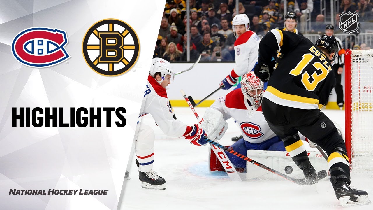 NHL Highlights | Canadiens @ Bruins 12/01/19 - YouTube