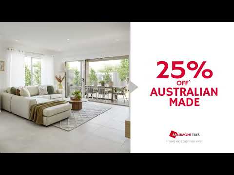 October Savings! Aussie Made Tiles 25% off | Up to 20% off Outdoor Range