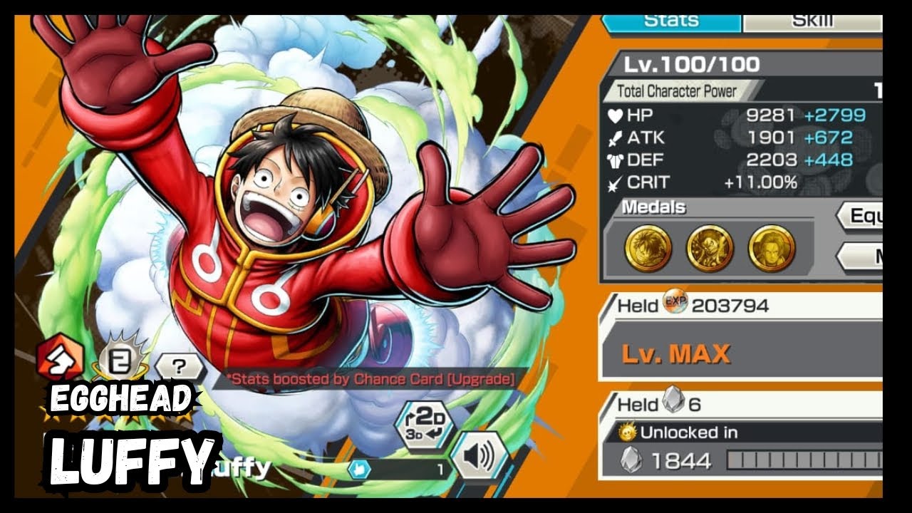 Egghead Luffy | Gameplay • One Piece Bounty Rush • OPBR - YouTube