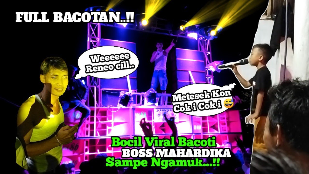 Full bacotan...!! Bocil Viral bacoti Boss Mahardika sampek ngamuk ...