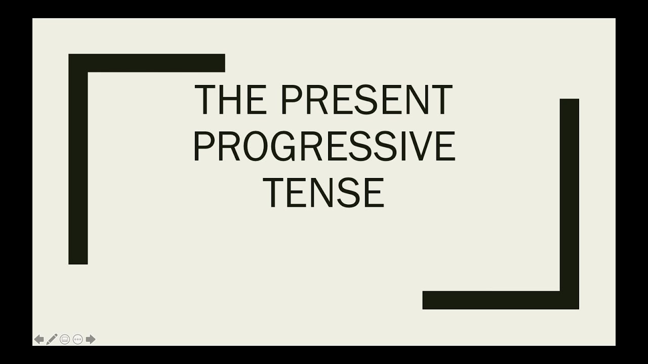 present progressive (explicado en español) - YouTube