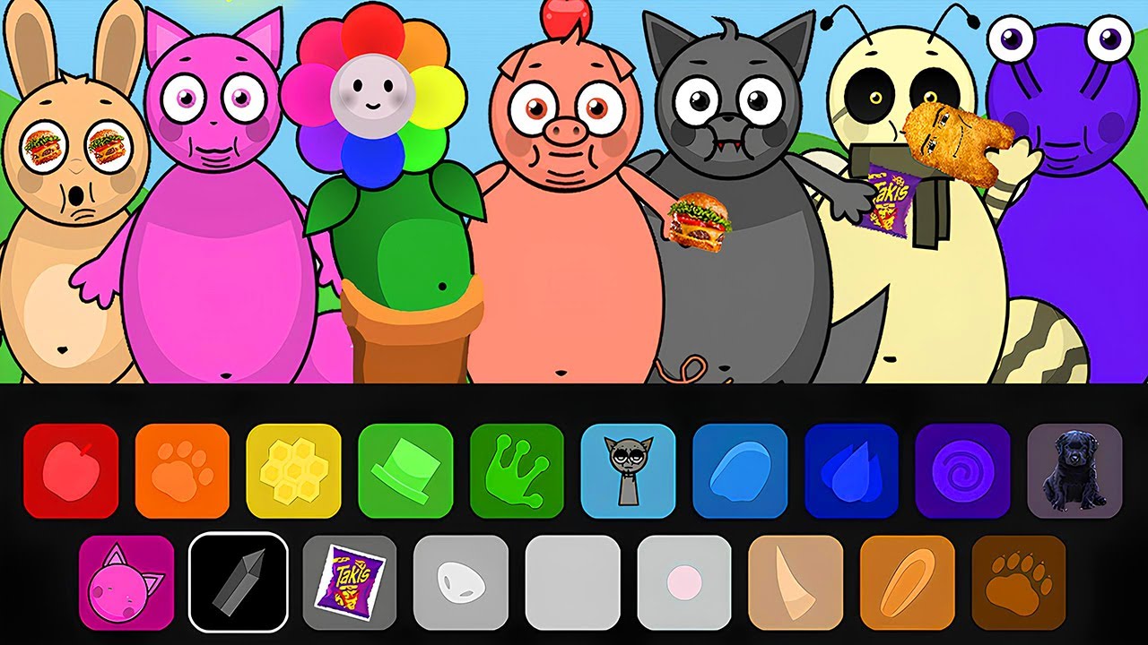 Incredibox - Abgerny But Everyone Ate So Many Burgers | Gyatt Burger ...