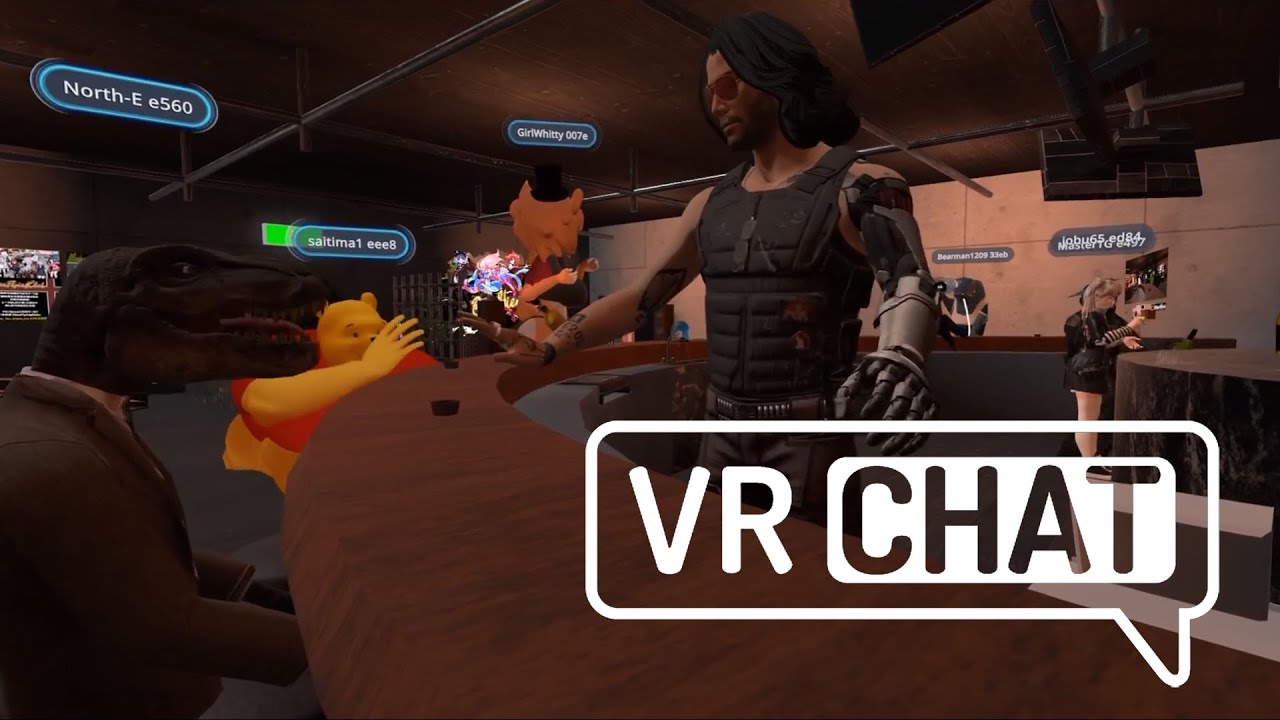 THANOS AND A DINOSAUR WALK INTO A BAR IN VRCHAT - YouTube