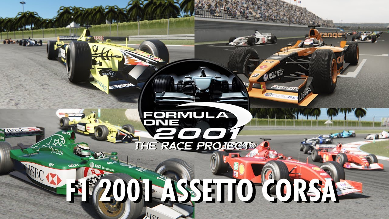 Assetto corsa F1 2001 mod showcase by: THE RACE PROJECT - YouTube