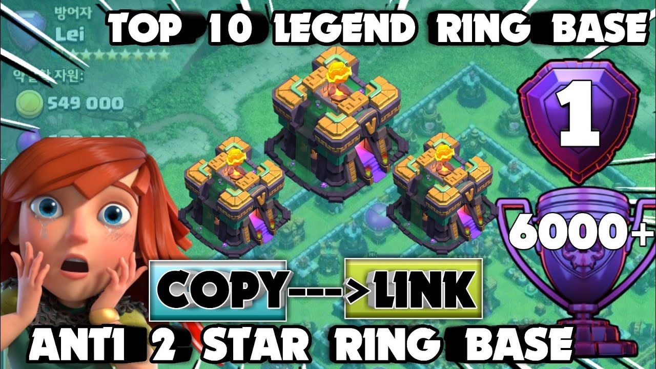New Top 10 Pushers Anti 2 Star Ring Base For Legend + Link || Th14 Ring ...
